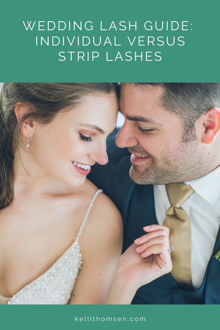 Wedding Eyelashes | Strip Lashes vs. Individual for Wedding